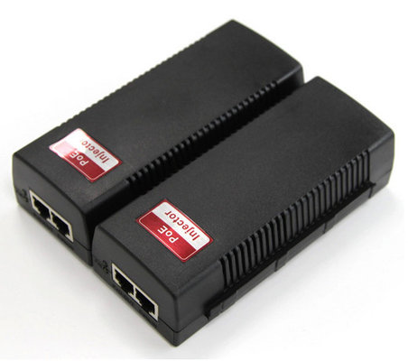 Инжектор PoE порта гигабита одиночный, IEEE 802.3af, 2*Gigabit порты медного кабеля RJ45, 15.4W