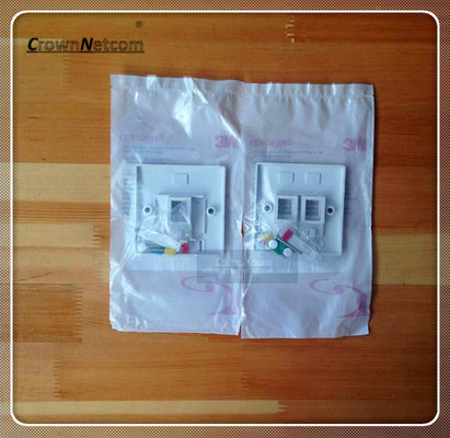 1 port RJ45 Face Avant 1 port Network Face Plate