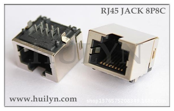 90 degree angle RJ45 connector ,RJ45 Modular 8P8C JACK Slim
