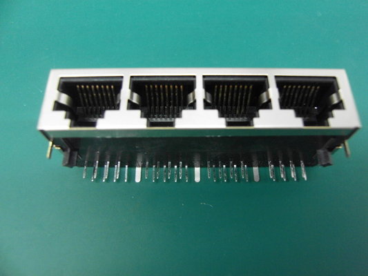 802,3 Порт RJ45 Magjack стандарта 4 POE с трансформатором, припоем KRJ-405QJNL волны