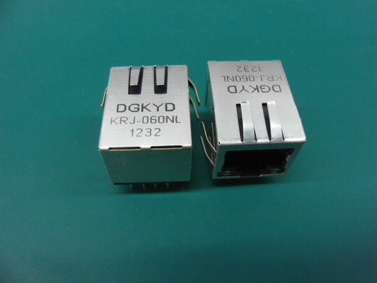 Cat5e Cat6 определяют снабжение жилищем Pin разъема 8 степени RJ45 женщины 90 порта феноловое