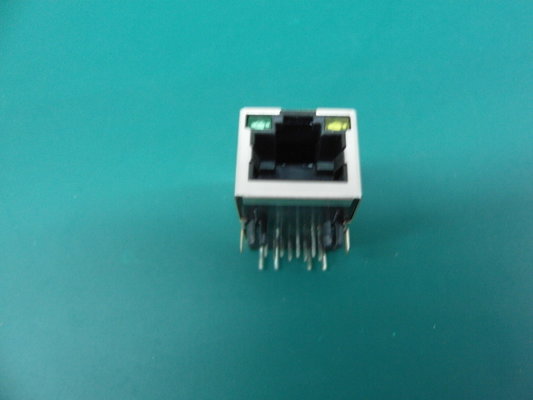 90 порт разъём-розетка СИД RJ45 степени одиночный с внутренним Magnetics