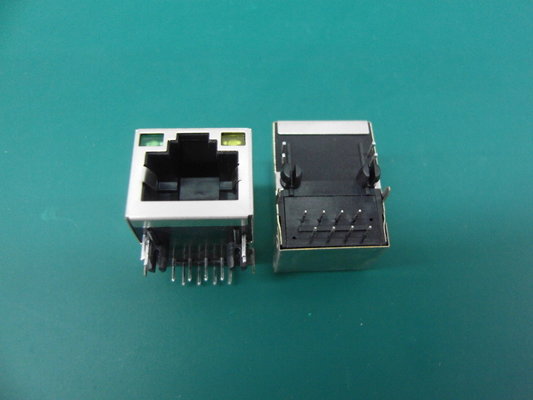 Keystone 1 x 1 PCB женский RJ45 Jack UTP прямоугольный для KRJ - SH105GYNL