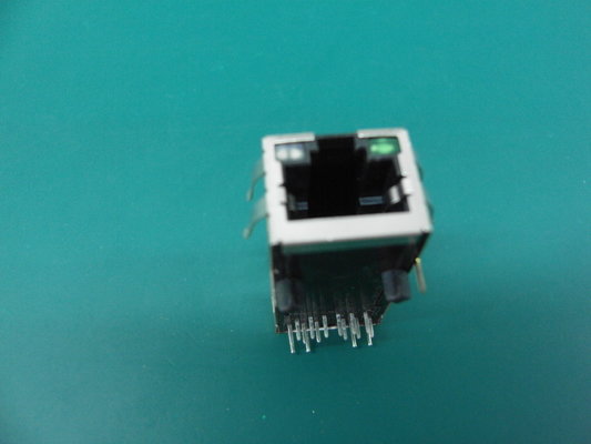 12 Pin PCB RJ45 Jack 10/100/1000Base-T , 33.0mm Tx RJ45 With Integrated Magnetics