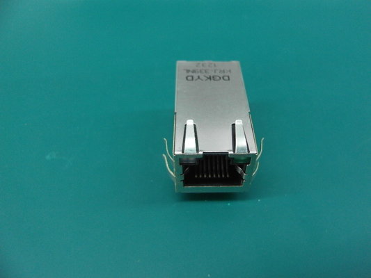 12 Pin PCB RJ45 Jack 10/100/1000Base-T , 33.0mm Tx RJ45 With Integrated Magnetics