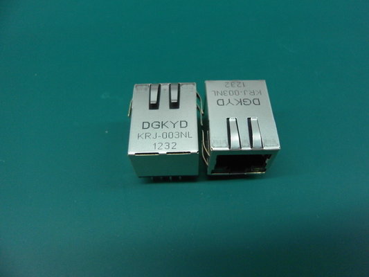 J0011D21BNL PCB LED Ethernet Cable Coupler RJ45 Modular For CAT6 CAT5 HY911105H