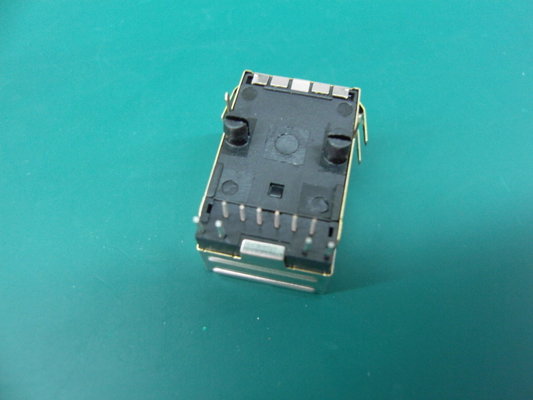 6p8c Set- Top Box JP011821UNL Rj45 Connector With LED 6 Pins , 1 x 1 Port