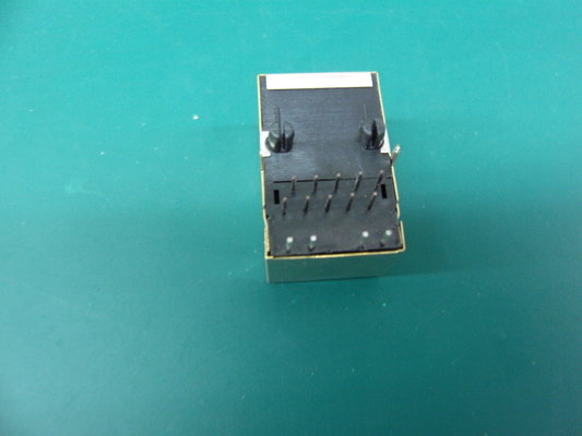 модуль POE RJ45 Jack локальных сетей 10/100/1000Base-T с штырями Платы-Вверх 10 СИД