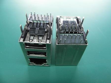 Ethernet Cable RJ45 USB Connector Crystal KRJ-1001USB2NL OEM