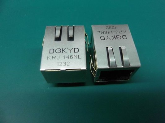 1 x 1 Cat5e Shielded RJ45 Connector With EMI Fingers KRJ-146NL