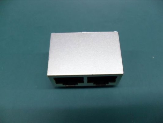 Разъем порта RJ45 переключателя сети 2 с интегрированным Magnetics 90 градусов