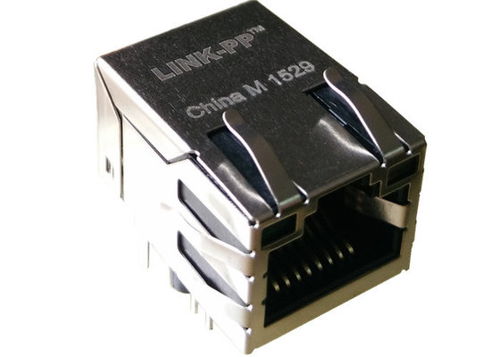 F01-RJ45-G-T13-F Rj45 Female Connector Pinout Shielded with Leds Media panel PC