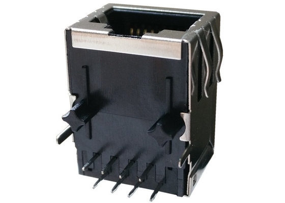 HFJ11-S050ERL Magnetic RJ45 Jack With 10 / 100Base-T Network System LPJ0132CNL
