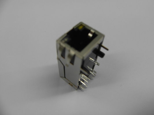 Custom 16 Pin Lan RJ45 with Transformer Connectors 1000BASE , KRJ-339PNL 33.0mm