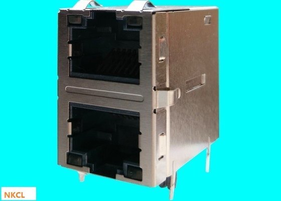 RM3-148A8M1F Stacked 2x1 Port RJ45 With Transformer LPJ17206AGNL 10 / 100Base-T