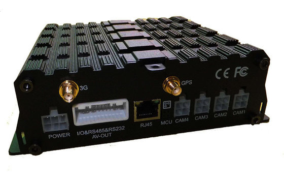 Full-metal 3G Mobile DVR GPS , Low / High Level Alarm For Data Protection