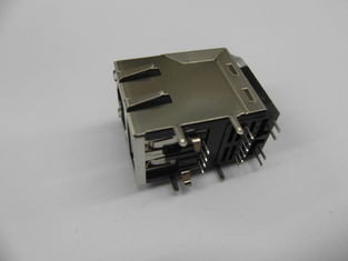 25.4mm Integrated 10/100M Tap Up 1-Port / RJ45 single port transmitter filter with full shielded
