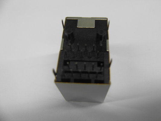 2 Port Stacked RJ45 Female Connector 