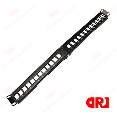 Patch Management Subsystem 24 port Rj45 Rack Mount patch panel with Dual IDC , 45 degree