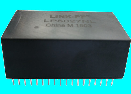 Quad Port Gigabit Ethernet Isolation Transformer LP5027NL 1000Base-T THT For PCB