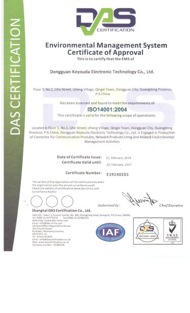 Китай Keyouda Electronic Technology Co.,ltd Сертификаты