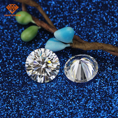 China forever 2.5 carat brilliant cut white synthetic moissanite gemstone