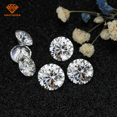2.5 Carat sparkle white round loose moissanite sell to Europe Italy market
