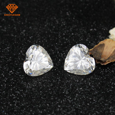 Precision heart cut 6.5mm 1Carat certificated moissanite for diamond
