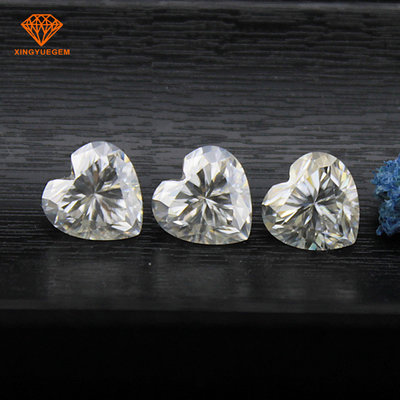 Top clarity VVS1 Lowest rate hotselling 2 carat 8mm heart cut moissanite