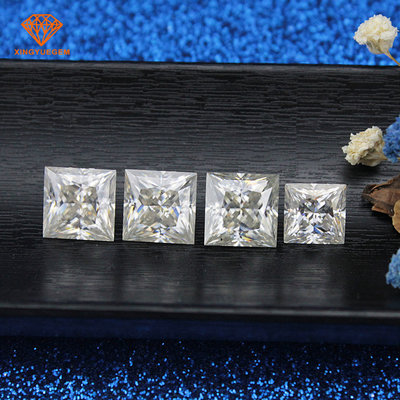 Excellent princess cutting VS VVS EFGH moissanite man made loose diamonds