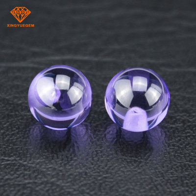 Synthetic round CZ 2A 3A 5A gemstone Beads for jewelry making