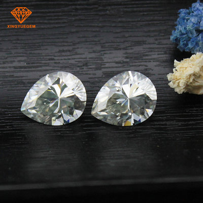 Pear shape 6*8mm VS GH 2 carat synthetic moissanite diamond cheap wholesale