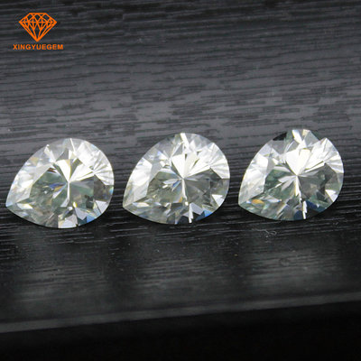 Pear shape 6*8mm VS GH 2 carat synthetic moissanite diamond cheap wholesale