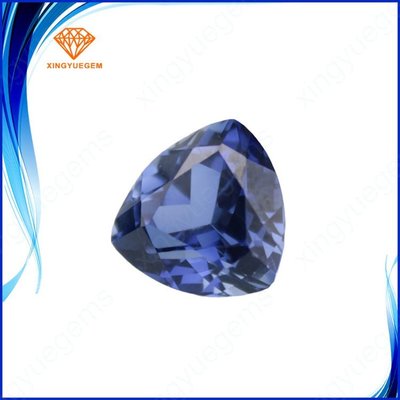 Trillion shape #34 blue diamonds loose 8*10mm lab created corundum sapphire gems