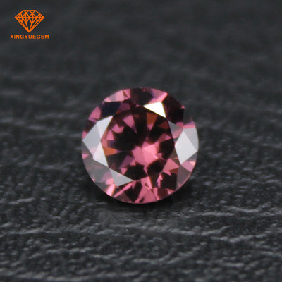 Fashion M-garnet diamond color round cut loose cubic zirconia jewelry