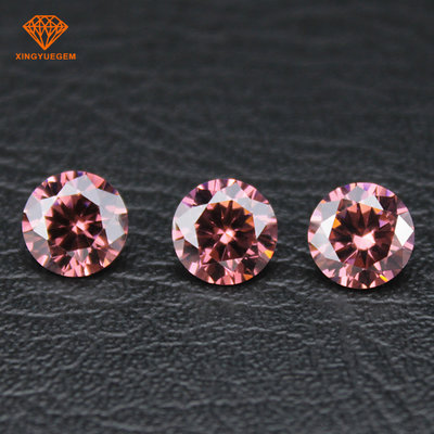 Fashion M-garnet diamond color round cut loose cubic zirconia jewelry