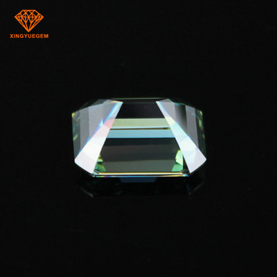 Emerald perfect cut VVS1 clarity tested positive 1 carat green loose moissanite stone