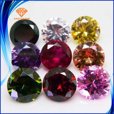 China factory manufacture 5A round shape best cubic zirconia for cz jewelry
