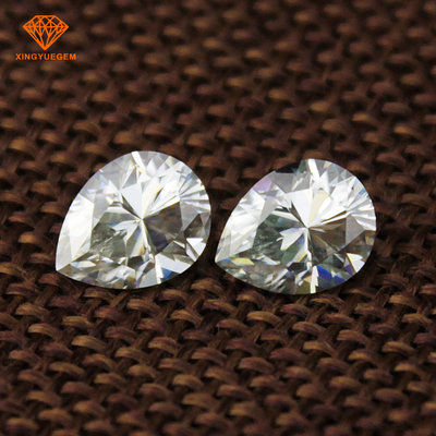 Synthetic pear shape moissanite loose gemstones 2 carat 6*8mm in loose gemstone