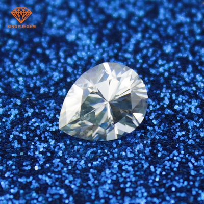 Synthetic pear shape moissanite loose gemstones 2 carat 6*8mm in loose gemstone