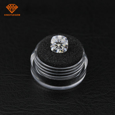 High purity VVS 6.5*mm 1 carat forever brilliant cushion cut sparkle white moissanite diamond