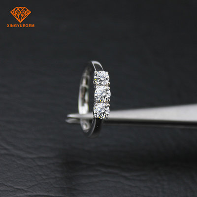 Forever brilliant 1 carat 14k gold white moissanite diamond ring, jewelry engagement ring