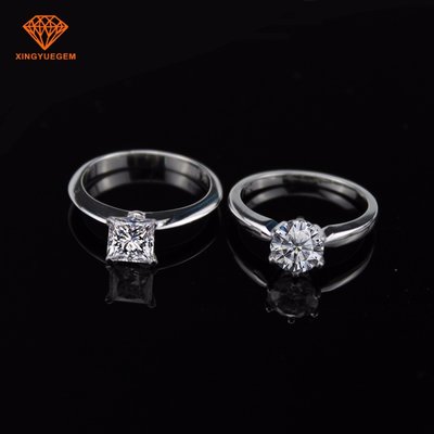 China manufactuer Classic jewelry 18k gold white cheap moissanite engagement rings
