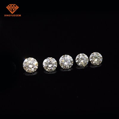 Laboratory vvs high quality moissanite D E F G H I color custom size round brilliant moissanite