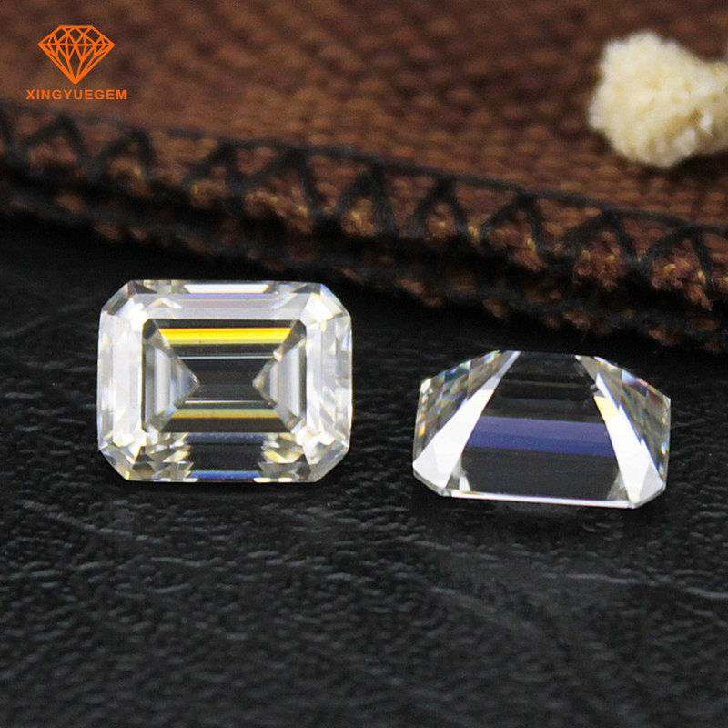 Cheapest factory direct sale 1 carat G-H light yellow color moissanite price vvs diamond