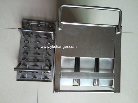 Stainless steel paletas ice cream mold ice pop mold popsicle mold set with stick holder supplier
