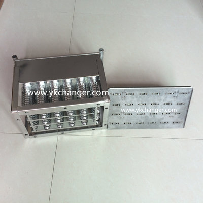 Italian type 24PCS stainless steel ice cream mould frozen pop mold popsilce mold basket supplier
