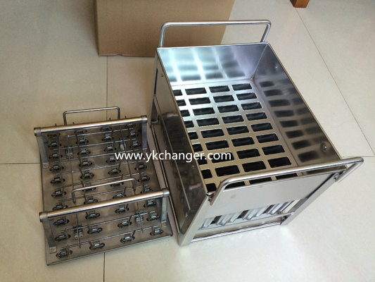 Manual ice cream mould set stainless steel with stick holder extractor commercial use supplier