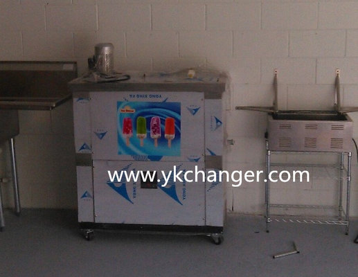Freezing ice pop ice lolly machine for basket mold or tray mold supplier