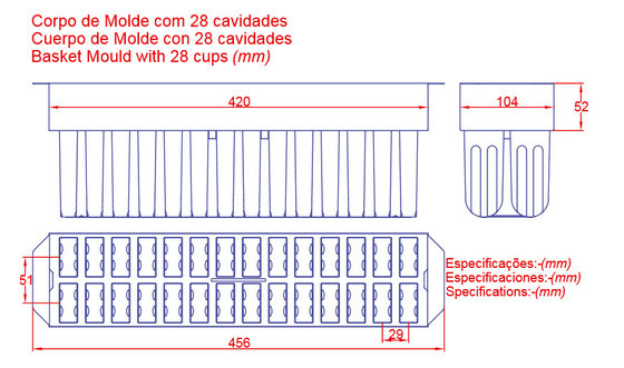ataforma brida stainless steel ice pop mold popsicle mold 2X12 2X13 2X14  commericial use supplier